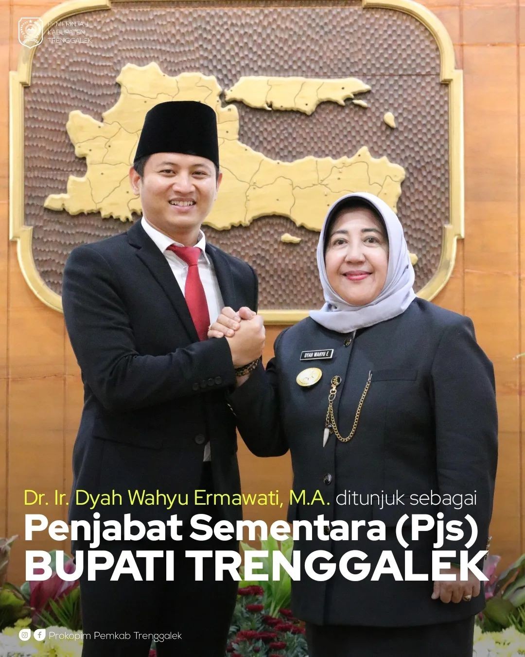 Dr. Ir. Dyah Wahyu Ermawati, M.A. Ditunjuk Sebagai Penjabat Sementara (Pjs) Bupati Trenggalek ...